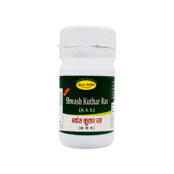 Buy Shri Ayurved Seva Sadan Shwash Kuthar Ras - Uses, Benefits & Dosage