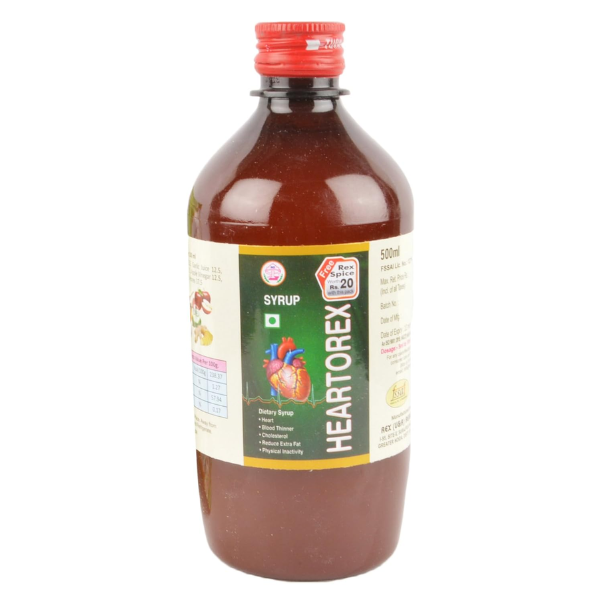 Buy Rex Heartorex Syrup - Uses, Benefits & Dosage