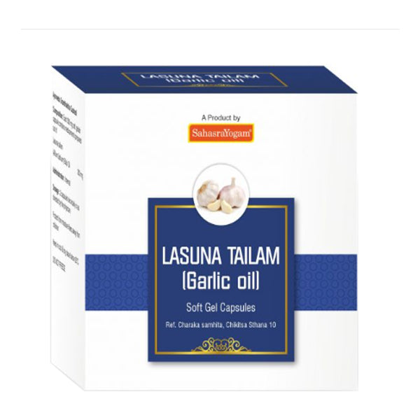 Buy Sahasrayogam Pharmaceuticals Lasuna Tailam - Uses, Benefits & Dosage