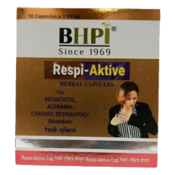 Buy BHPI Respi-Aktive Herbal Capsules - Uses, Benefits & Dosage