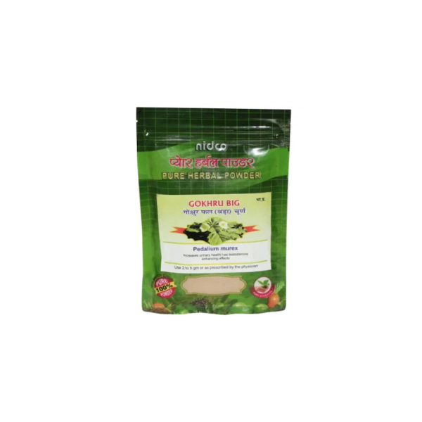 Buy Nidco Gokhru Fruit Big Churna - Uses, Benefits & Dosage