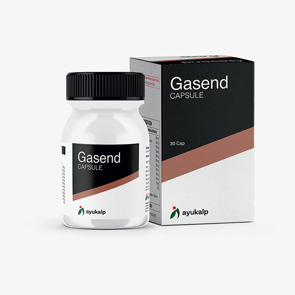 Buy Ayukalp Gasend Capsules - Uses, Benefits & Dosage