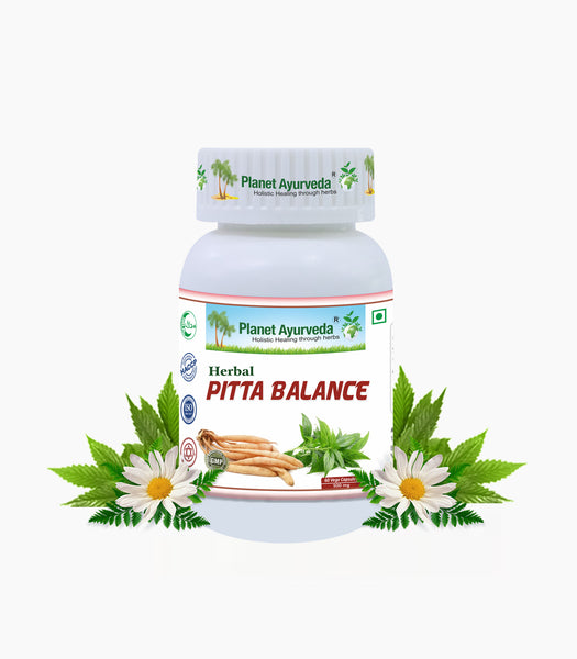 Planet Ayurveda Herbal Pitta Balance Capsules - Usage, Dosage and Benefits