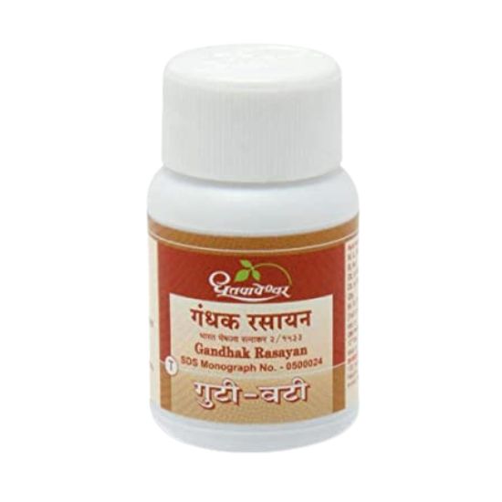 Buy Shree Dhootapapeshwar Gandhak Rasayan Tablets - Uses & benefits