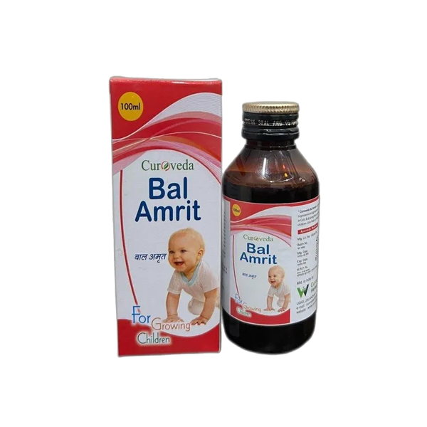 Buy Curoveda Herbals Bal Amrit Syrup (100 Ml) - Uses, Benefits & Prices